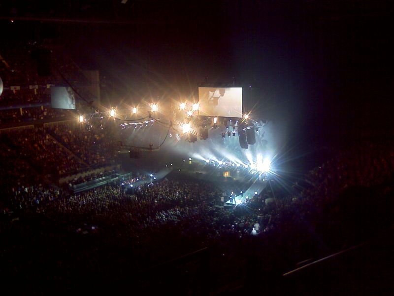 O2 Arena - Coldplay Timeline