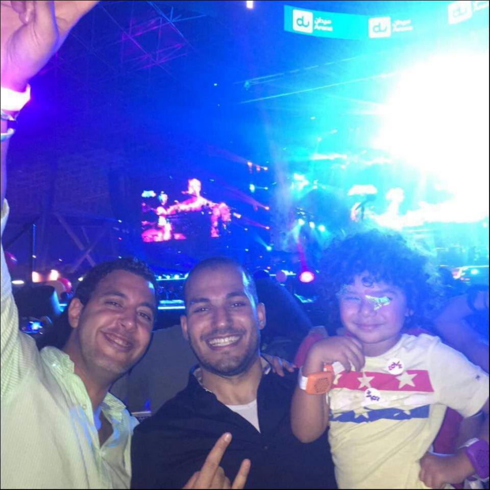 Youngest COLDPLAY fan...Had a really good time with family and friends ...