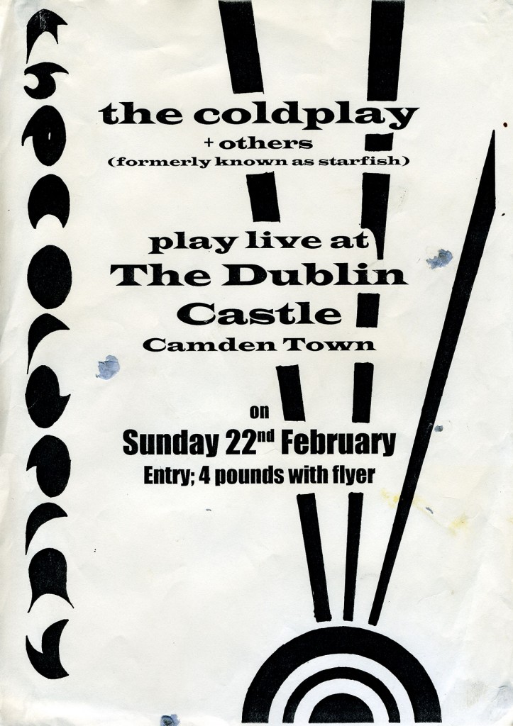 Drum drama at the Dublin Castle - Coldplay Timeline