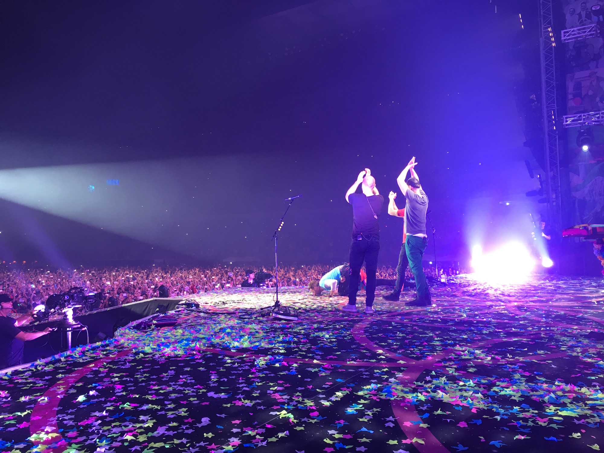 Estadio Nacional - Coldplay Timeline