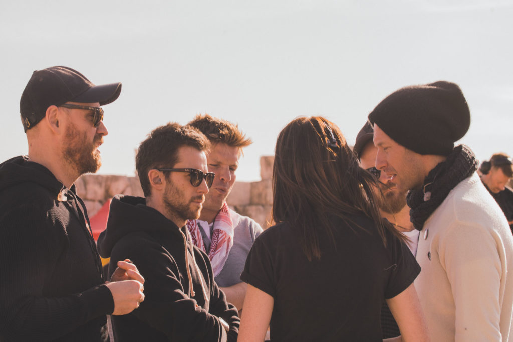 Sunrise / Sunset final rehearsals in Amman - Coldplay Timeline